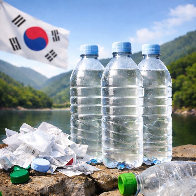 South Korea to Ban Plastic Labels on Bottled Water by 2026 - Blog